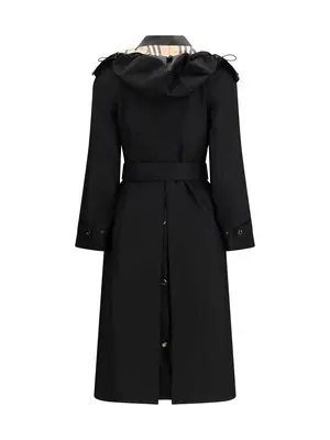 Burberry Long Hooded Car Coat