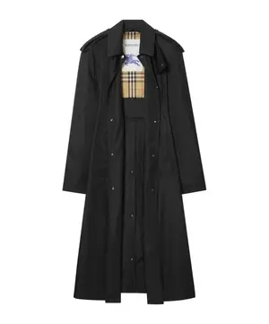 Burberry Long Hooded Car Coat
