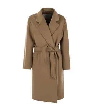 Max Mara Max Mara Melinda Belted Long-Sleeve Coat No
