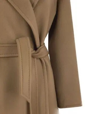 Max Mara Melinda Belted Long-sleeve Coat - No