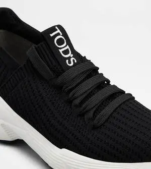 TOD'S Logo Embossed Lace-up Low Top Sneakers