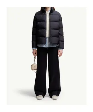 Moncler Mauzun Zip-up Puffer Jacket - Navy Blue