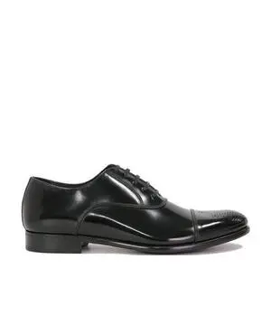 Dolce & Gabbana Lace-up Perforated Cap Toe Oxford Shoes