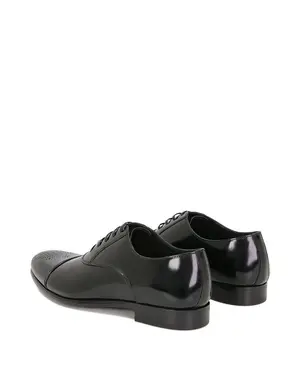 Dolce & Gabbana Lace-up Perforated Cap Toe Oxford Shoes