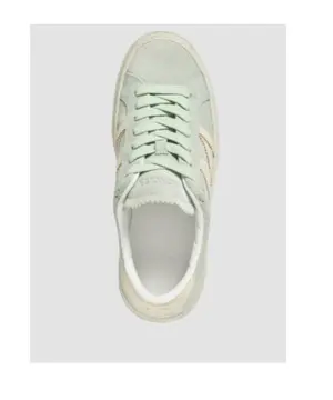 Moncler Monaco2 Suede Trainers - Turquoise