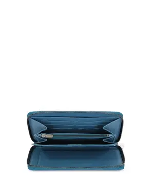Dolce & Gabbana Logo Details Wallet - Blue