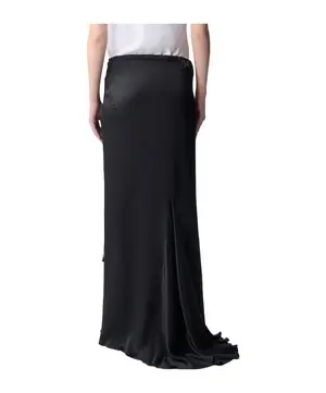 ANN DEMEULEMEESTER Eveline Silk Maxi Skirt - Black