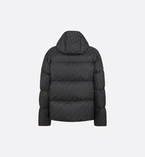 Dior Oblique Hooded Quilted Down Jacket