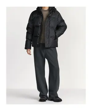 Dior Oblique Hooded Quilted Down Jacket