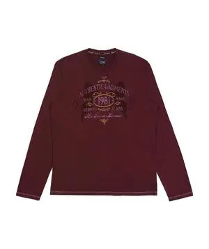 Emporio Armani Printed Long-sleeved T-shirt