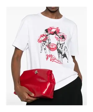Alexander McQueen Dalmatian Print T-shirt
