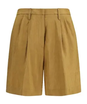 FORTE_FORTE Belted Tailored Shorts