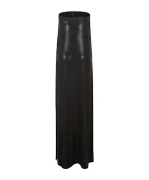 Norma Kamali Strapless Maxi Gown With Side Slit