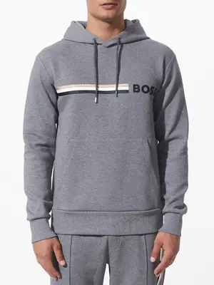 Hugo Boss Logo Hooded Sweater
