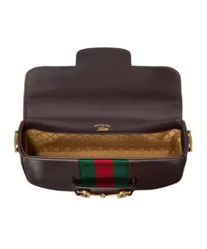 Gucci Horsebit 1955 Small Shoulder Bag - Dark Brown