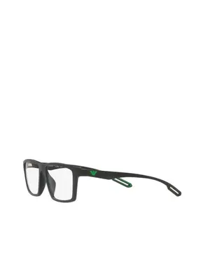 Emporio Armani Rectangle Frame Sunglasses - Black