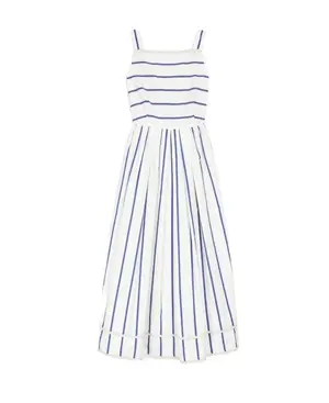 MAX MARA Weekend Max Mara Strappy Striped Midi Dress