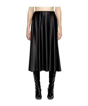 DIESEL® O-mori Flared Midi Skirt