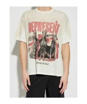REPRESENT Dream On Tour Graphic T-shirt - Nude