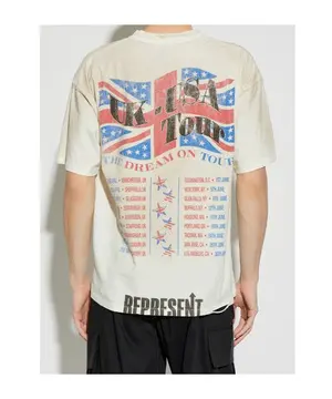 REPRESENT Dream On Tour Graphic T-shirt - Nude