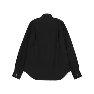Comme Des Garçons Long Sleeve Shirt With Embroidered Heart