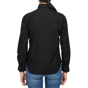 Comme Des Garçons Long Sleeve Shirt With Embroidered Heart