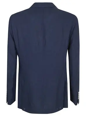 Brunello Cucinelli Single-breasted Blazer - Navy