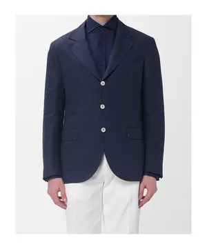 Brunello Cucinelli Single-breasted Blazer - Navy