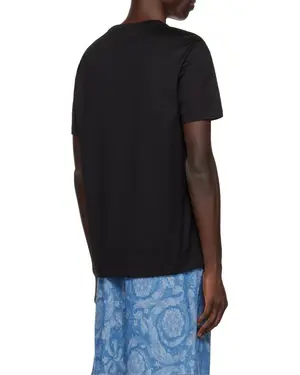 Versace Logo Printed Crewneck T-shirt