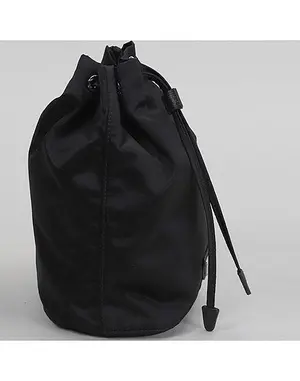 Prada Logo Drawstring Pouch