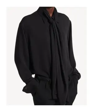 Balenciaga Scarf Shirt - Black