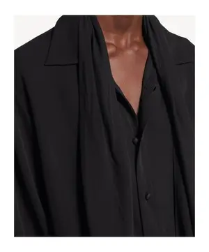 Balenciaga Scarf Shirt - Black