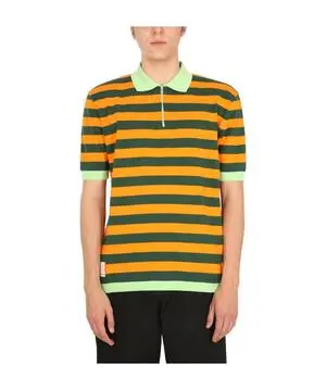 Sunnei Stripped Knitted Polo Shirt