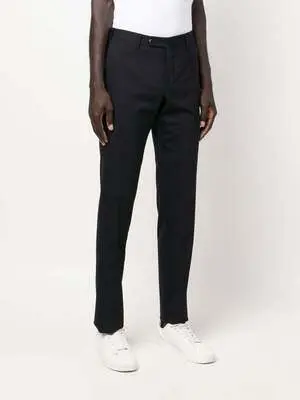 PT TORINO Tailored-cut Tapered Trousers