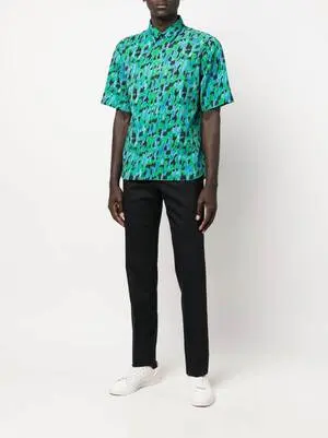 PT TORINO Tailored-cut Tapered Trousers