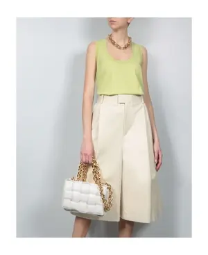 Bottega Veneta Scoop Neck Knitted Top - Green