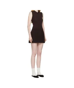 Sandy Liang Millie Mini Dress - Black