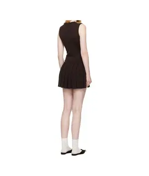 Sandy Liang Millie Mini Dress - Black