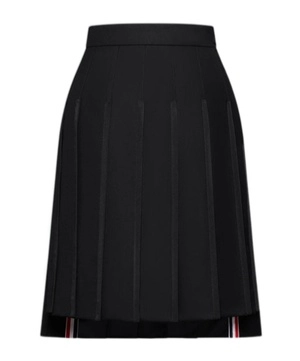 Thom Browne Super 120's Twill Pleated Skirt - Black