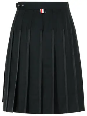 Thom Browne Super 120's Twill Pleated Skirt
