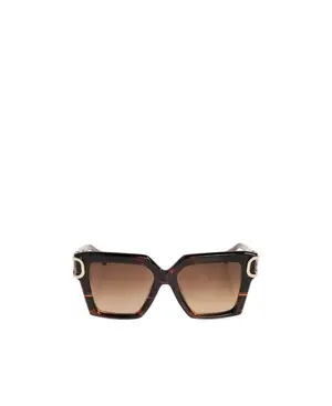 Valentino Garavani Butterfly Frame Sunglasses - Brown