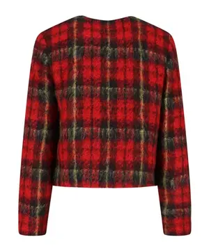 Ralph Lauren Miralee Plaid Blazer