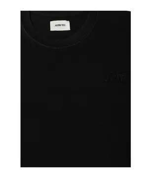 AUTRY Cropped T-shirt With Overlapping Sleeves