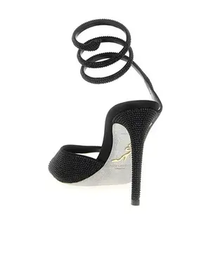 Rene Caovilla Embellished Stiletto Heeled Sandals