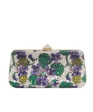 Valentino Garavani Carry Secrets Embellished Floral Clutch