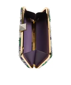 Valentino Garavani Carry Secrets Embellished Floral Clutch