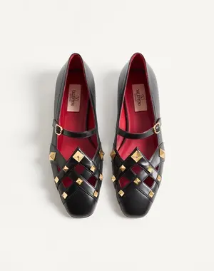 Valentino Garavani Rockstud Pointed Toe Flats