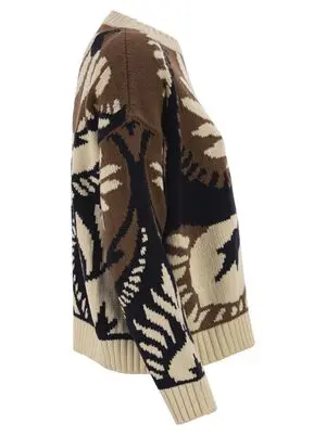 Max Mara Patterned Crewneck Jumper - No