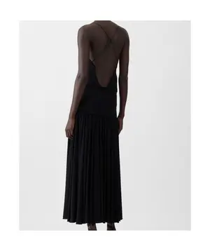 Jacquemus Abiha Gathered Waist Low-back Maxi Dress