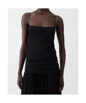 Jacquemus Abiha Gathered Waist Low-back Maxi Dress